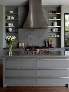 10 Grey Kitchen Ideas to brighten your space - Homezille