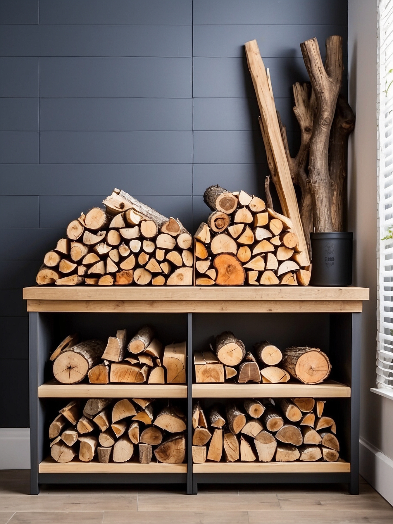 16 Bright Firewood Storage Ideas to Transform Your Space