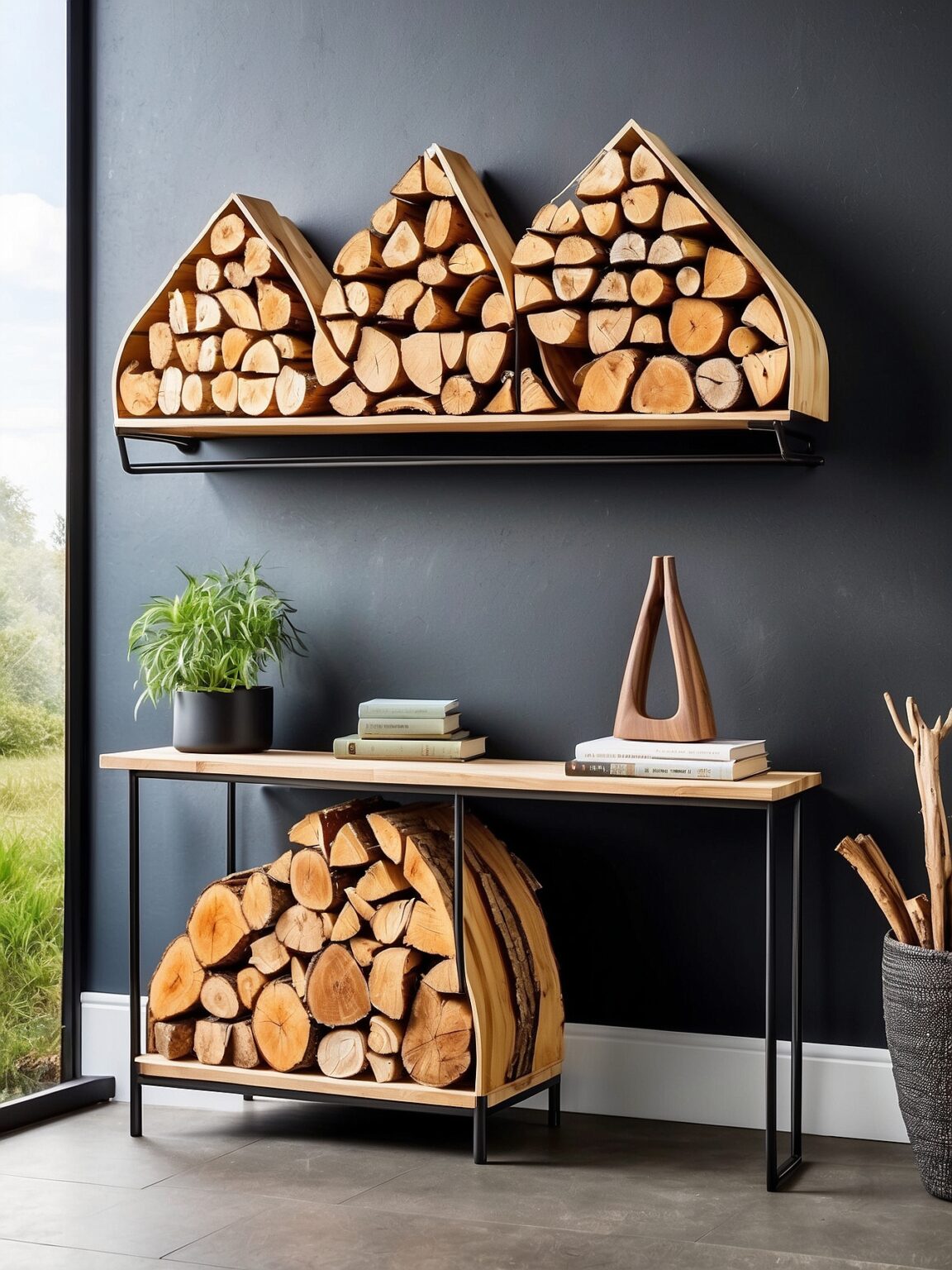 16 Bright Firewood Storage Ideas to Transform Your Space