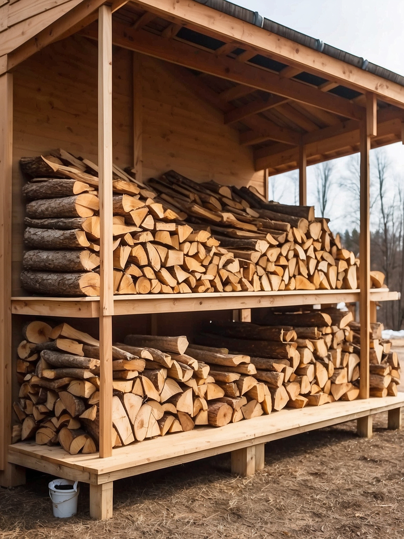 16 Bright Firewood Storage Ideas to Transform Your Space