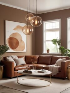 16 Elegant and Cozy Cognac Couch Living Room Ideas to Try Now