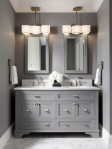 16 Stunning Gray Vanity Bathroom Ideas to Transform Your Space