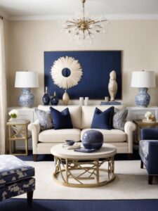 15 Navy and Cream Living Room Ideas for an Elegant and Cozy Space