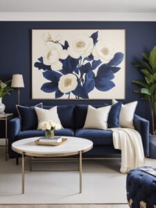 15 Navy and Cream Living Room Ideas for an Elegant and Cozy Space