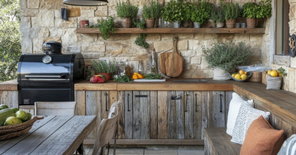 15 Stunning Rustic Outdoor Kitchen Ideas to Elevate Your Outdoor Space