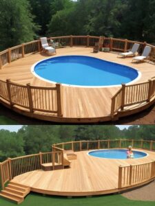 15 Best Round Above Ground Pool Deck Ideas for Style