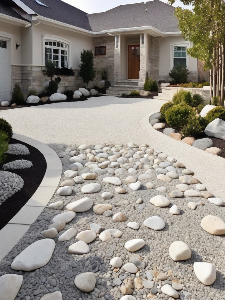 15 White Rock Landscaping Ideas to Enhance Your Outdoors