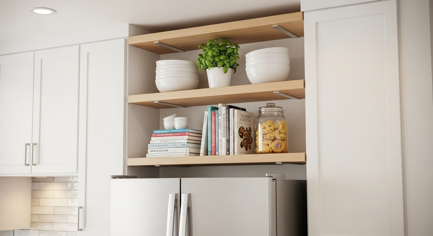 12 Ways to Use Space Above Refrigerator