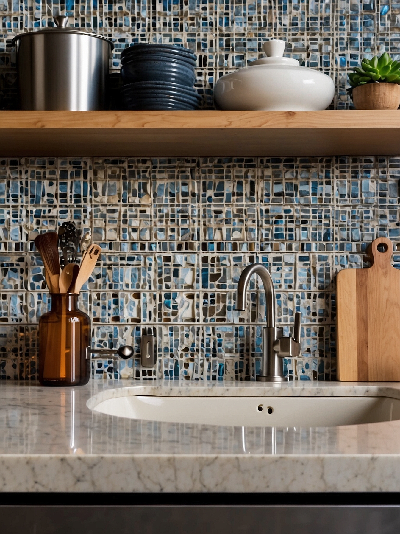The 15 Best Backsplash Designs for Quartz Countertops You’ll Fall in ...