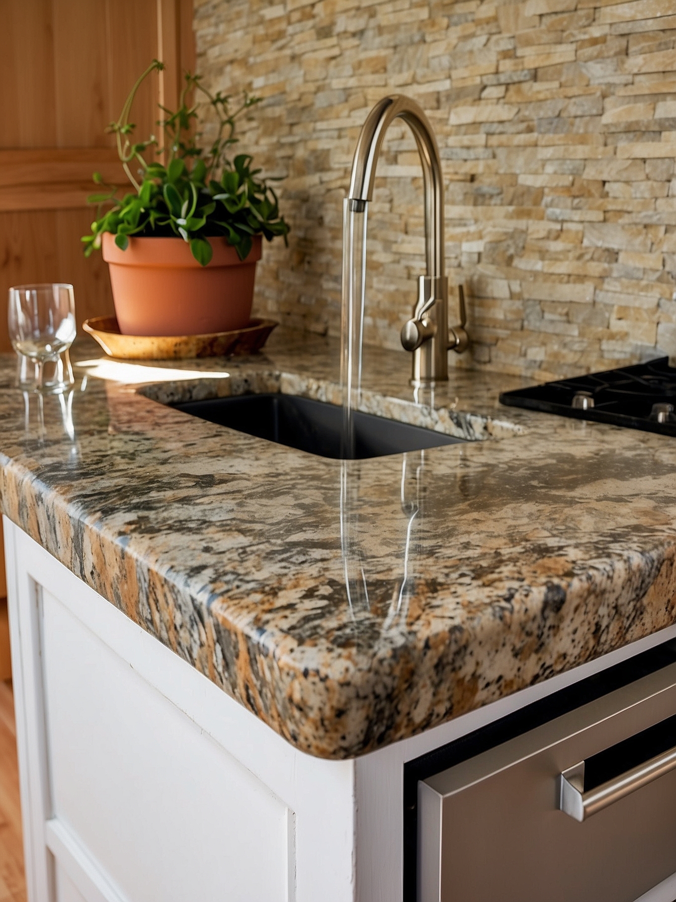 15 Granite Countertops and Backsplash Trends Designers Love