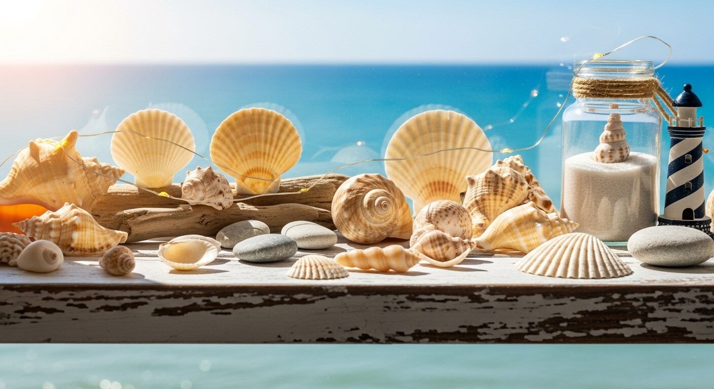 12 Unique Shell Display Styles for a Fresh Coastal Look