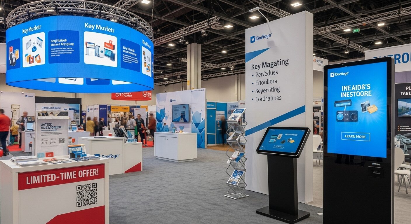 12 Trade Fair Display Designs That Attract Crowds Instantly