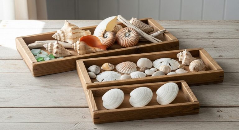 12 Unique Shell Display Styles for a Fresh Coastal Look