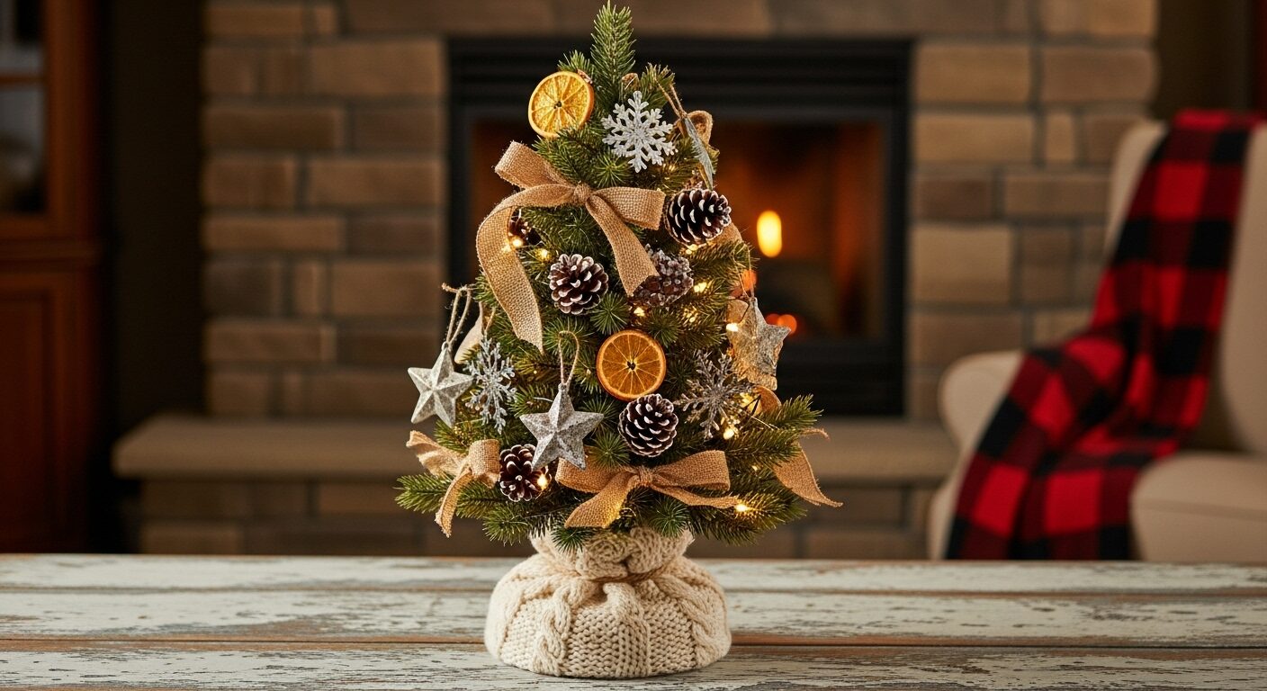 13 Tabletop Christmas Tree Styles for Small Yet Stunning Spaces