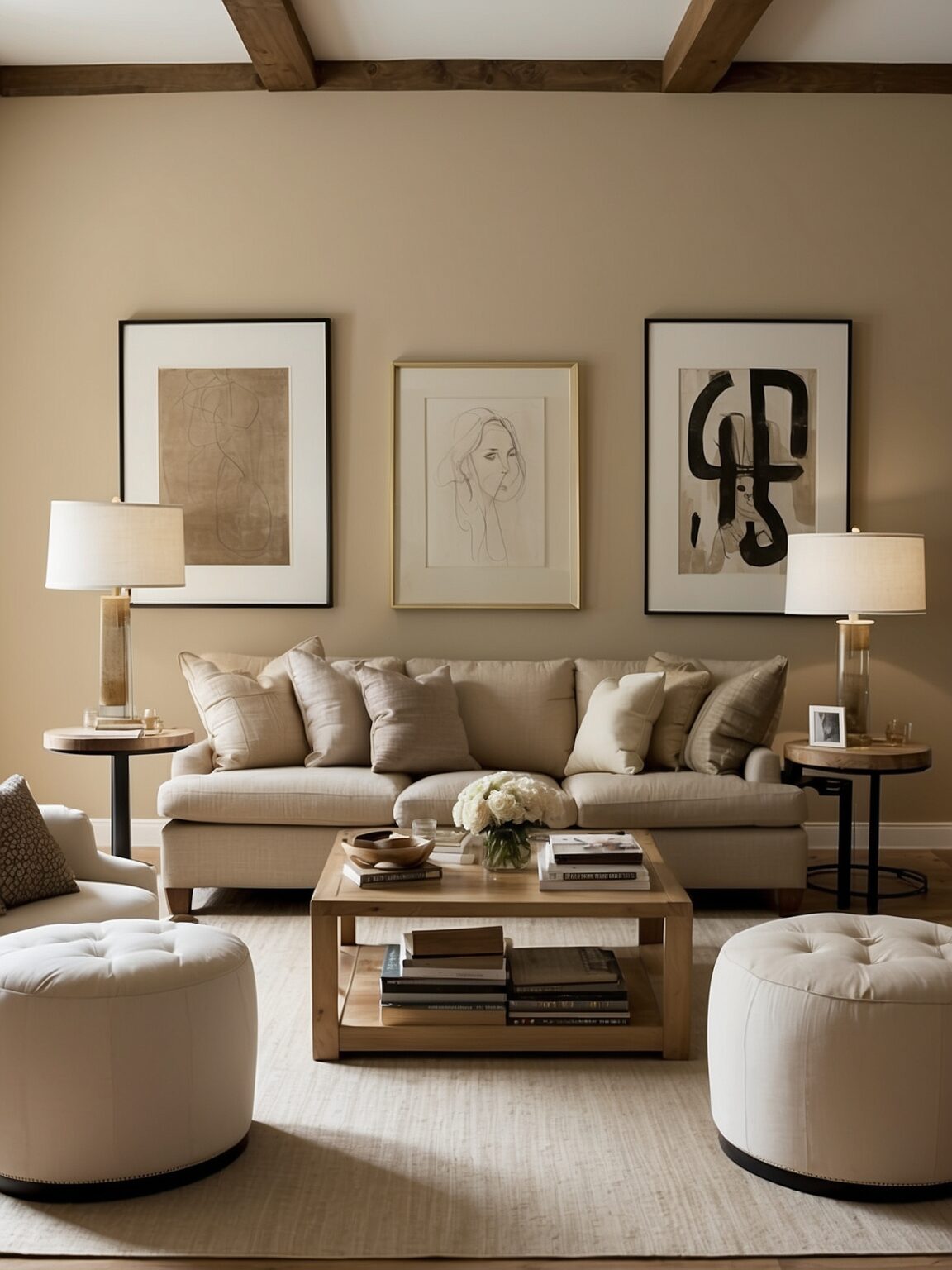 20 Beige Walls Living Room Ideas That Look Warm, Expensive & Timeless